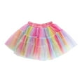 AWZXDE Girls Carnival Party Tutu Skirt For Girls Layered Dance Skirt ...