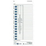 PYRAMID 35100-10 Time Card for 3500/3700 Clock,PK 100 - Walmart.com