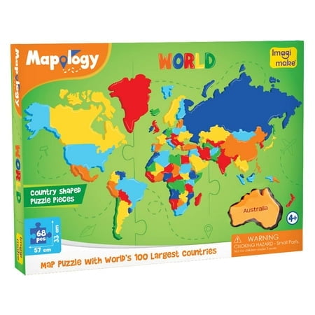 Click here for Imagimake Mapology World Map Puzzle Educational To... prices