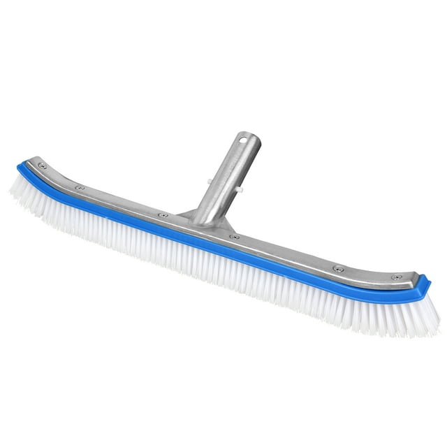 Coolmade Swimming Pool Wall and Tile Brush,18" Heavy Duty Viny Line ...