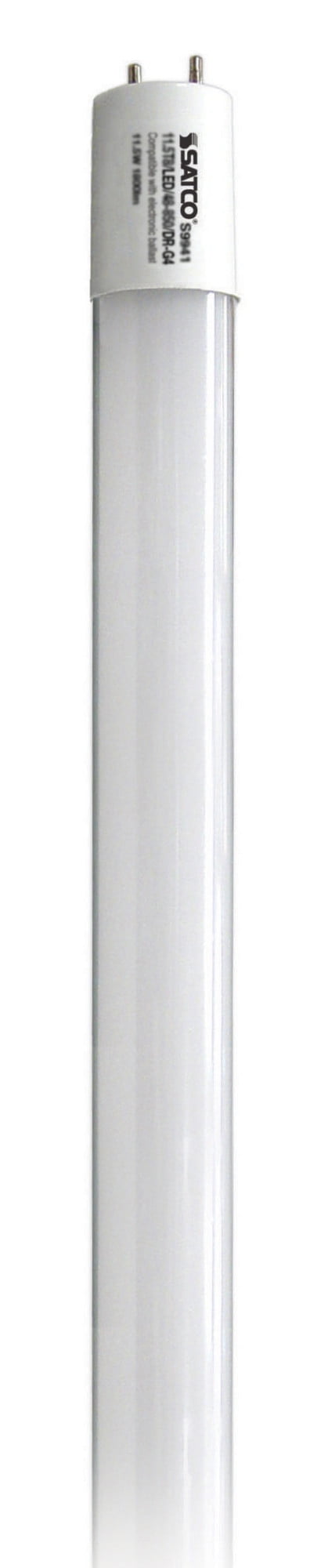 Satco S9990 36 in. 1800lm & 4000K Single 10.5W T8 Bi Pin LED Bulbs ...