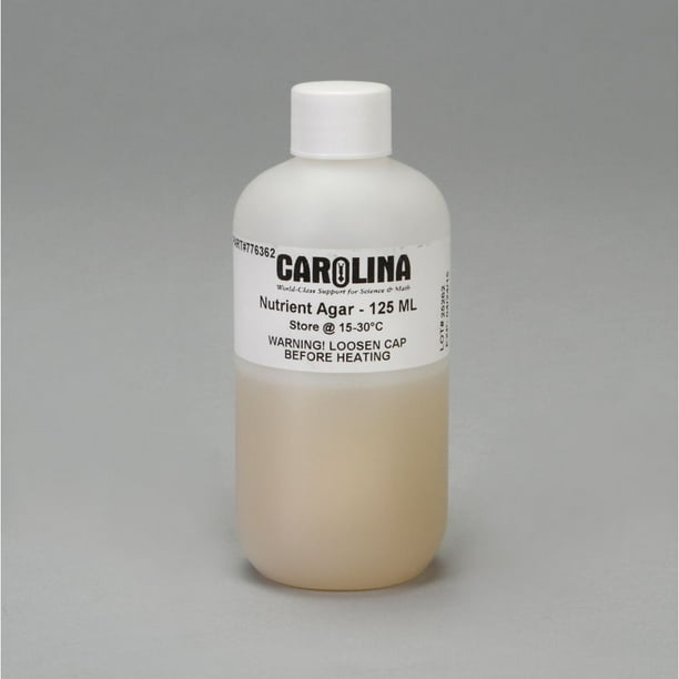 Nutrient Agar, Prepared Media Bottle,125 mL, Plastic Bottle, No ...