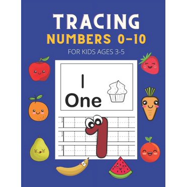 Dinosaur Number Tracing Book Left Handwriting: Dino Practice Workbook ...