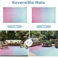 6x9 Outdoor Rugs for Patios Outside, Plastic Straw Stain Resistant Rug ...