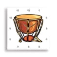 3drose, Timpani Jagged Realistic Image, 10x10 Wall Clock - Walmart.com