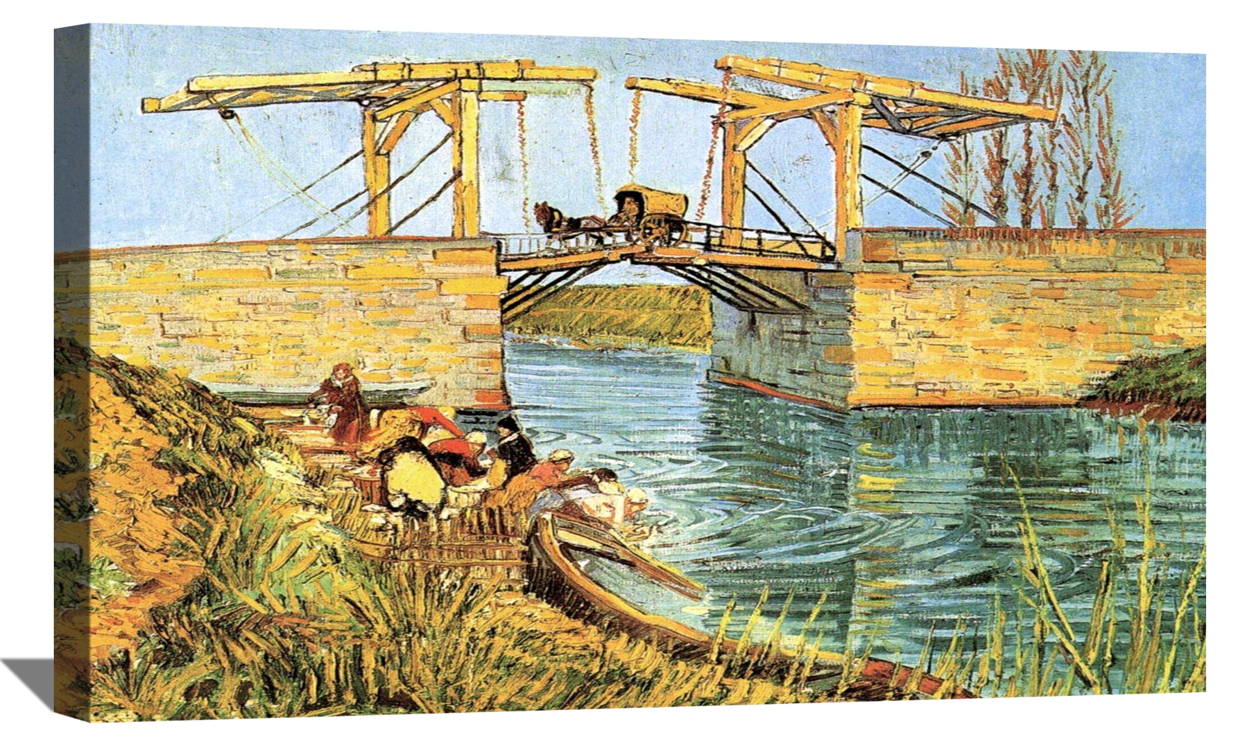 Vincent Van Gogh Painting Van Gogh The Langlois Bridge at Arles Canvas ...