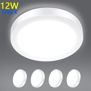 Maxxima 6 in. Round, Motion Sensor LED Ceiling Mount Light Fixture ...