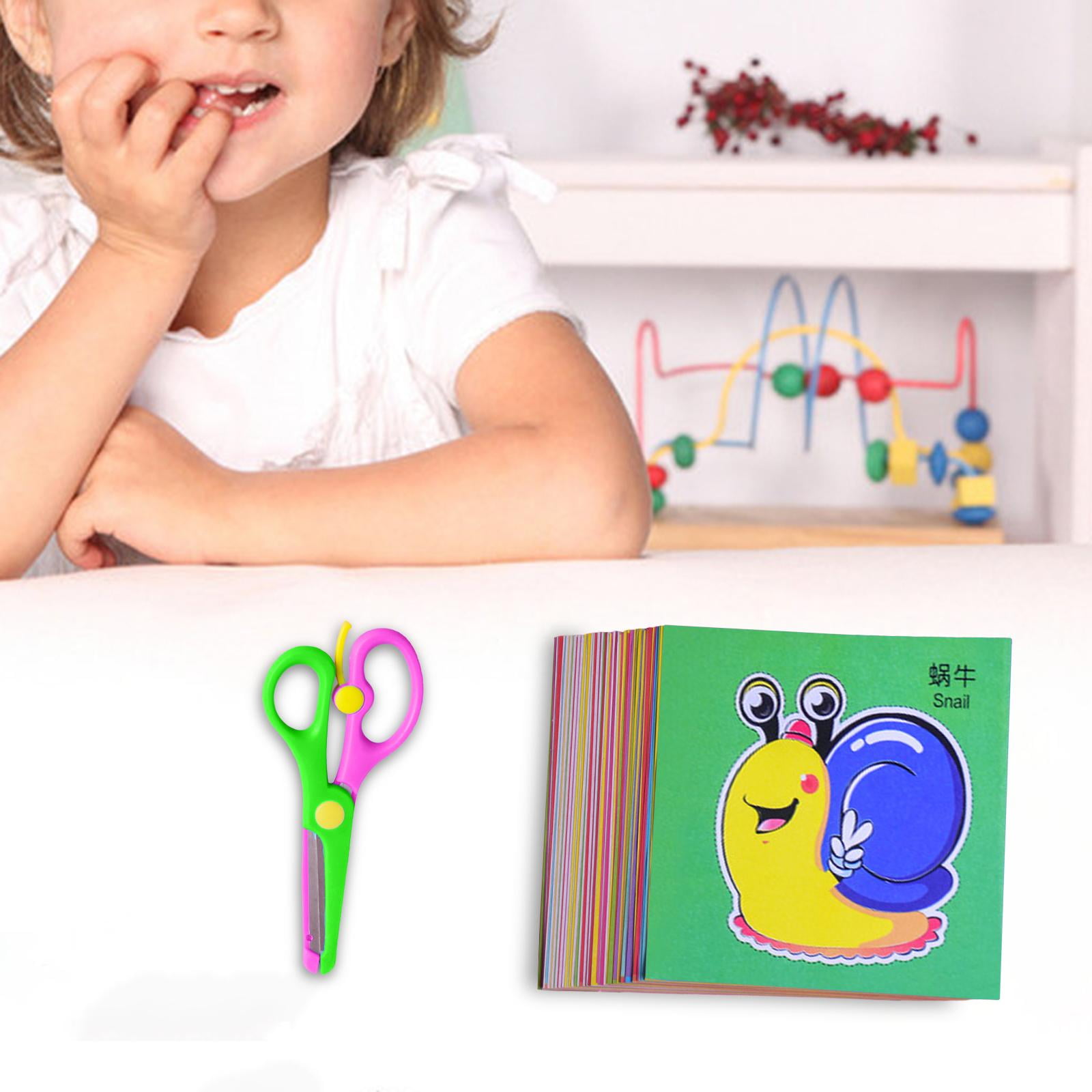 Children's Paper Cutting Activity Set Cutting Book Art Painting with ...