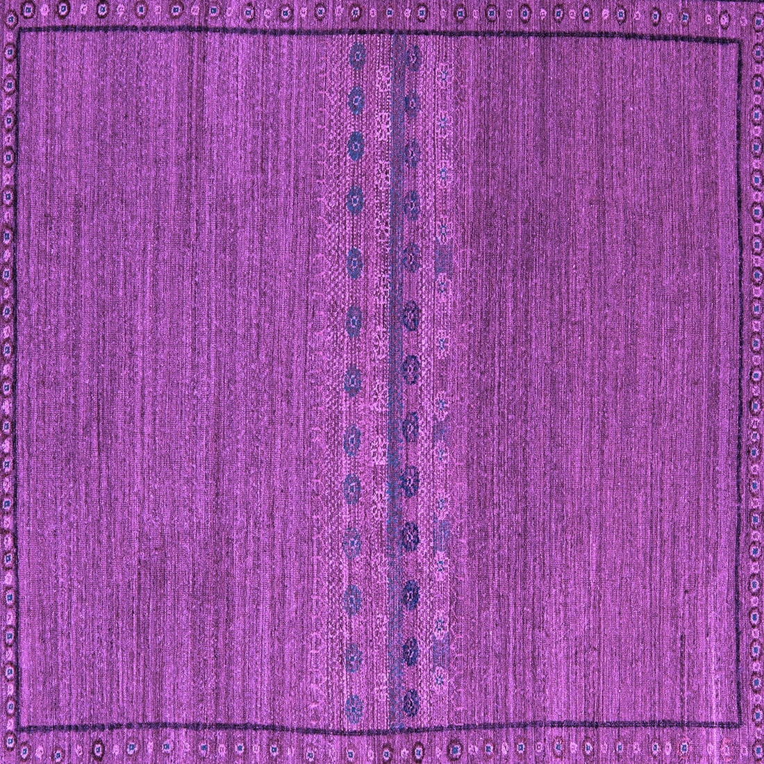 Ahgly Company Indoor Square Abstract Purple Modern Area Rugs, 6' Square ...