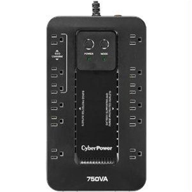 Cyberpower Systems Eco - 12 - 5-15r Outlets 5ft Cord 5-15p Plug 15a ...