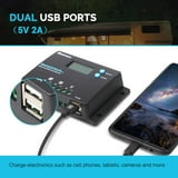 Renogy 10A Wanderer Common Positive Ground Solar PWM Charge Controller ...