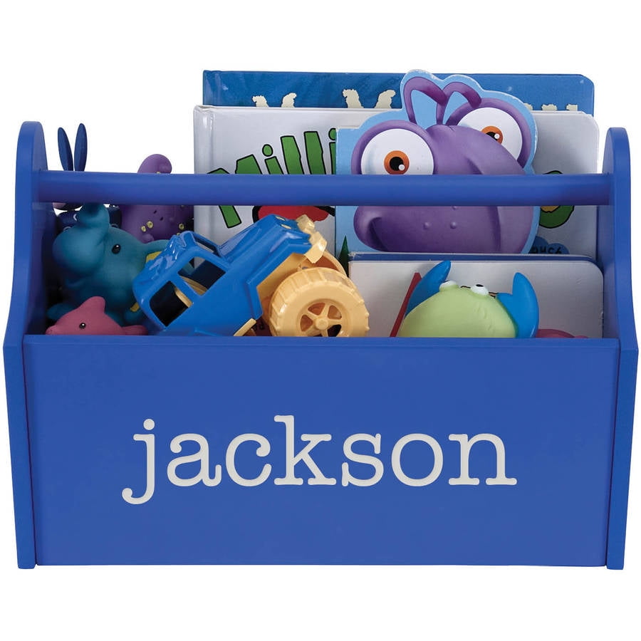 Personalized Blue Toy Caddy - Walmart.com - Walmart.com