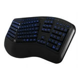 Adesso 3-Color Illuminated Ergonomic Keyboard - Walmart.com