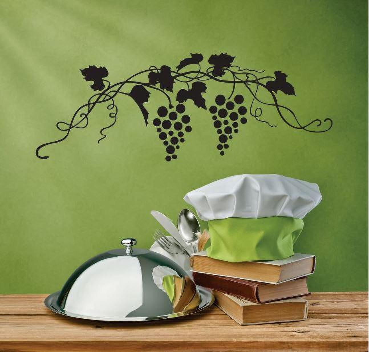 Vinyl Wall Decal Sticker : Two Grape Vines Image Bedroom Bathroom ...