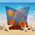 2 Pack Outdoor Throw Pillow Covers, Square Waterproof Decorative Pillow ...