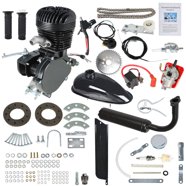 2 Stroke 100cc Bicycle Motor Kit Bike Motorized Petrol Gas Engine Set Black - Walmart.com