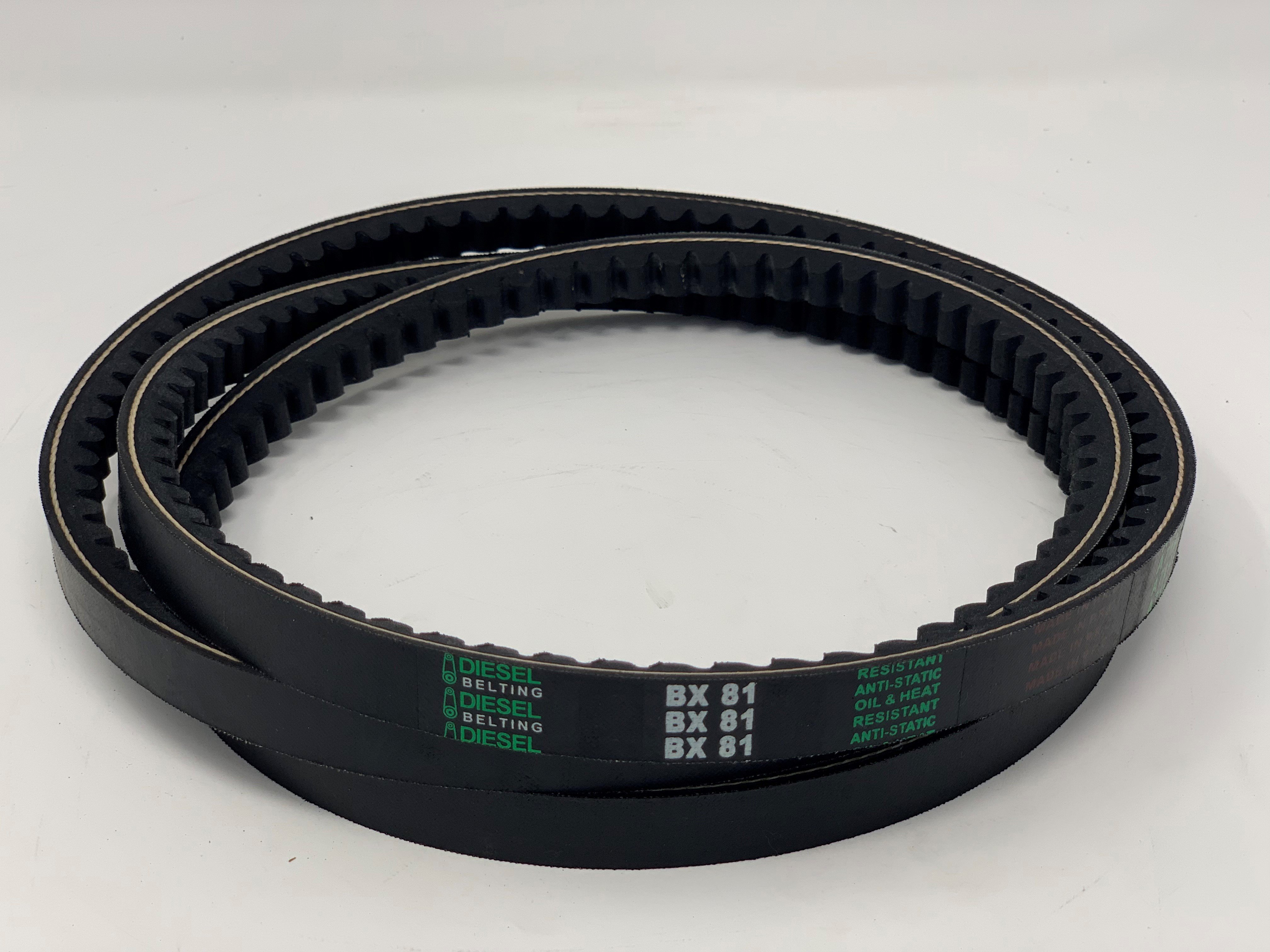 BX81 Classic Cogged V-Belt 21/32 x 84in Outside Circumference - Walmart.com