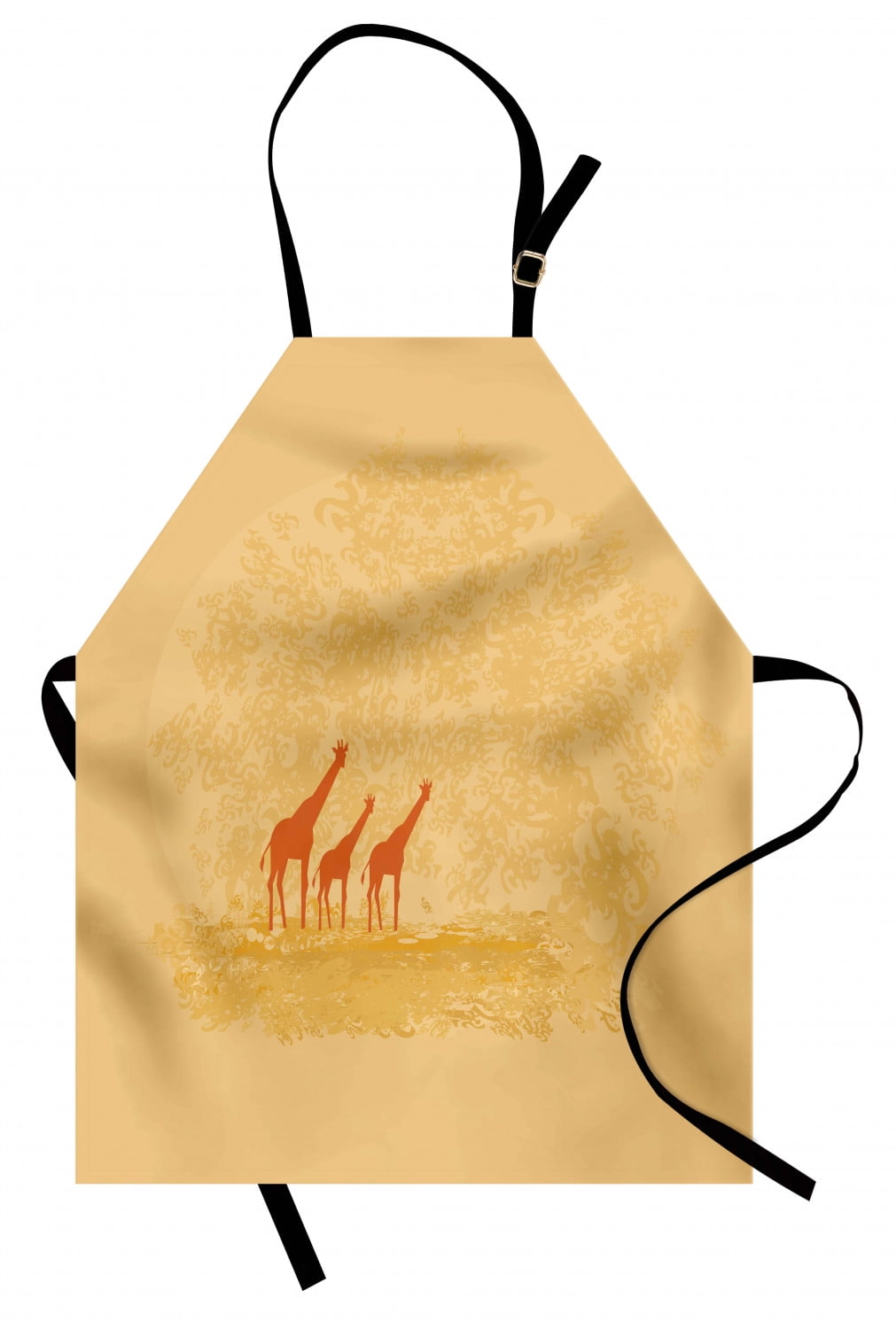 Giraffe Apron Giraffes in Retro Color Safari Savannah Design Hot Wild ...