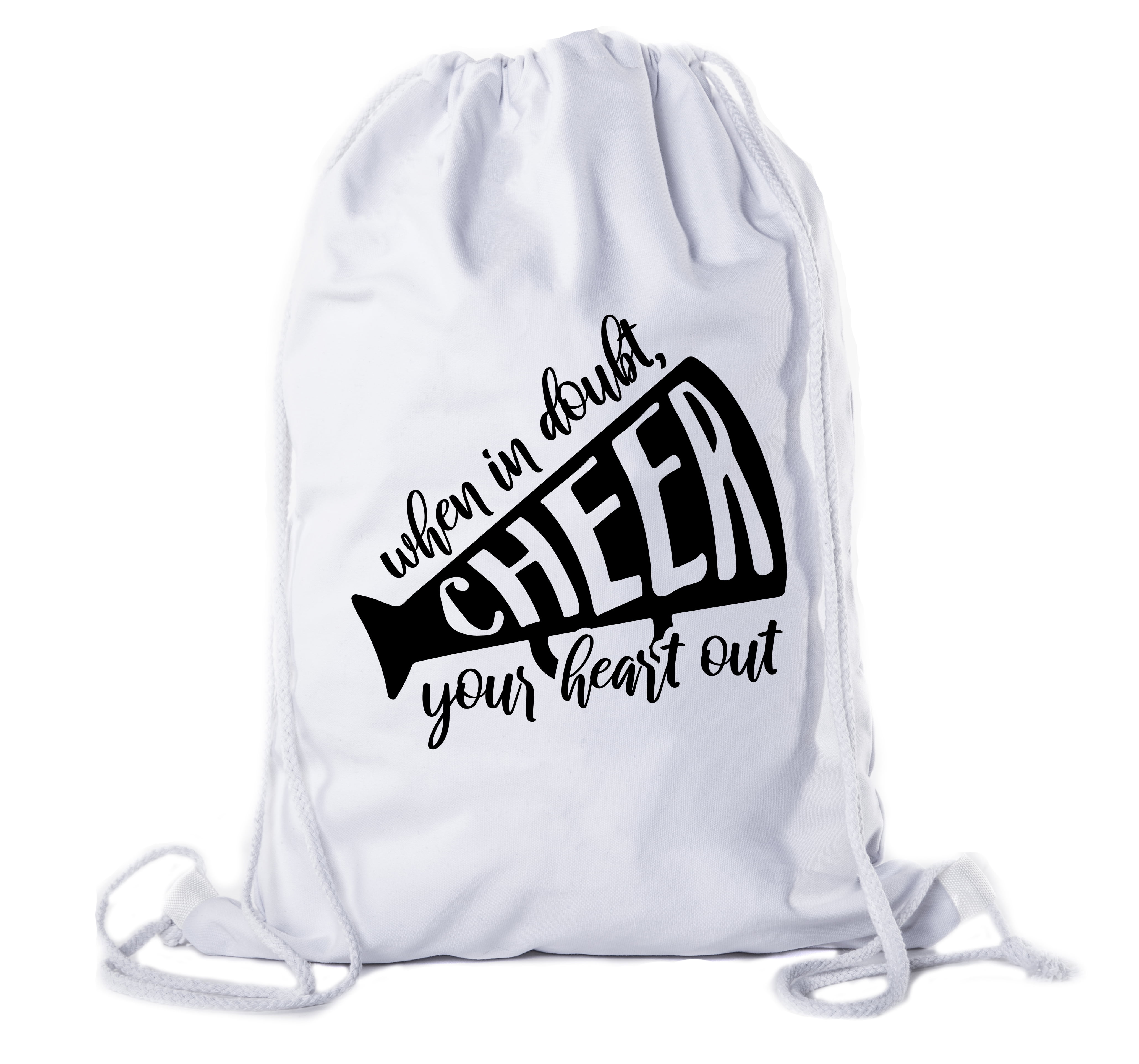 Cheerleading Backpacks, Cheer and Pom Drawstring Bags, Cheerleader Team ...
