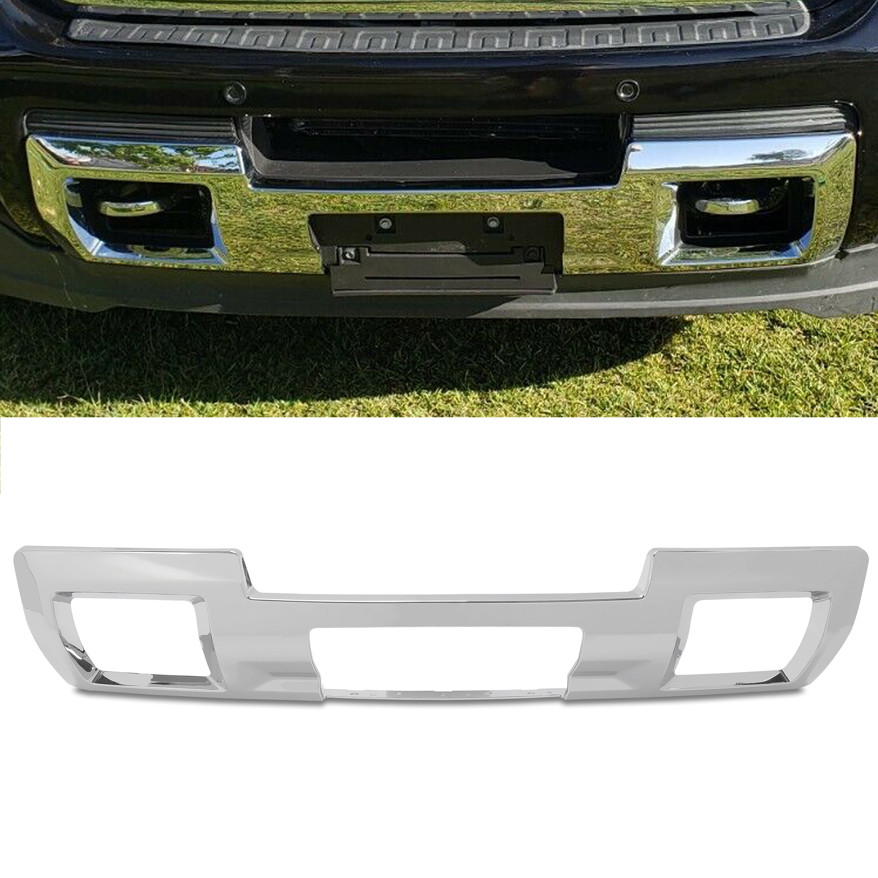 Kojem Front Bumper Protection Skid Plate Panel for 2015-2019 Silverado ...