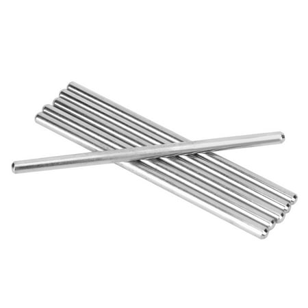 Robot Car Axle 6pcs 100mm Stainless Steel D Hole Shaft Toy Car Gear ...