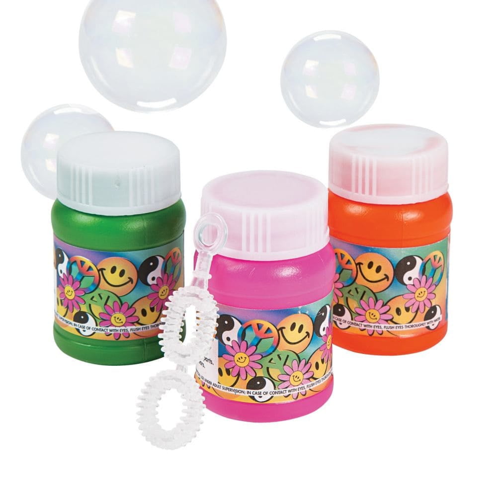 MINI 60'S BUBBLE BOTTLES (2DZ) - Toys - 24 Pieces - Walmart.com