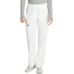 Dickies EDS Signature Scrubs Pant for Women Natural Rise Tapered Leg Pull-On 86106, M, White ...