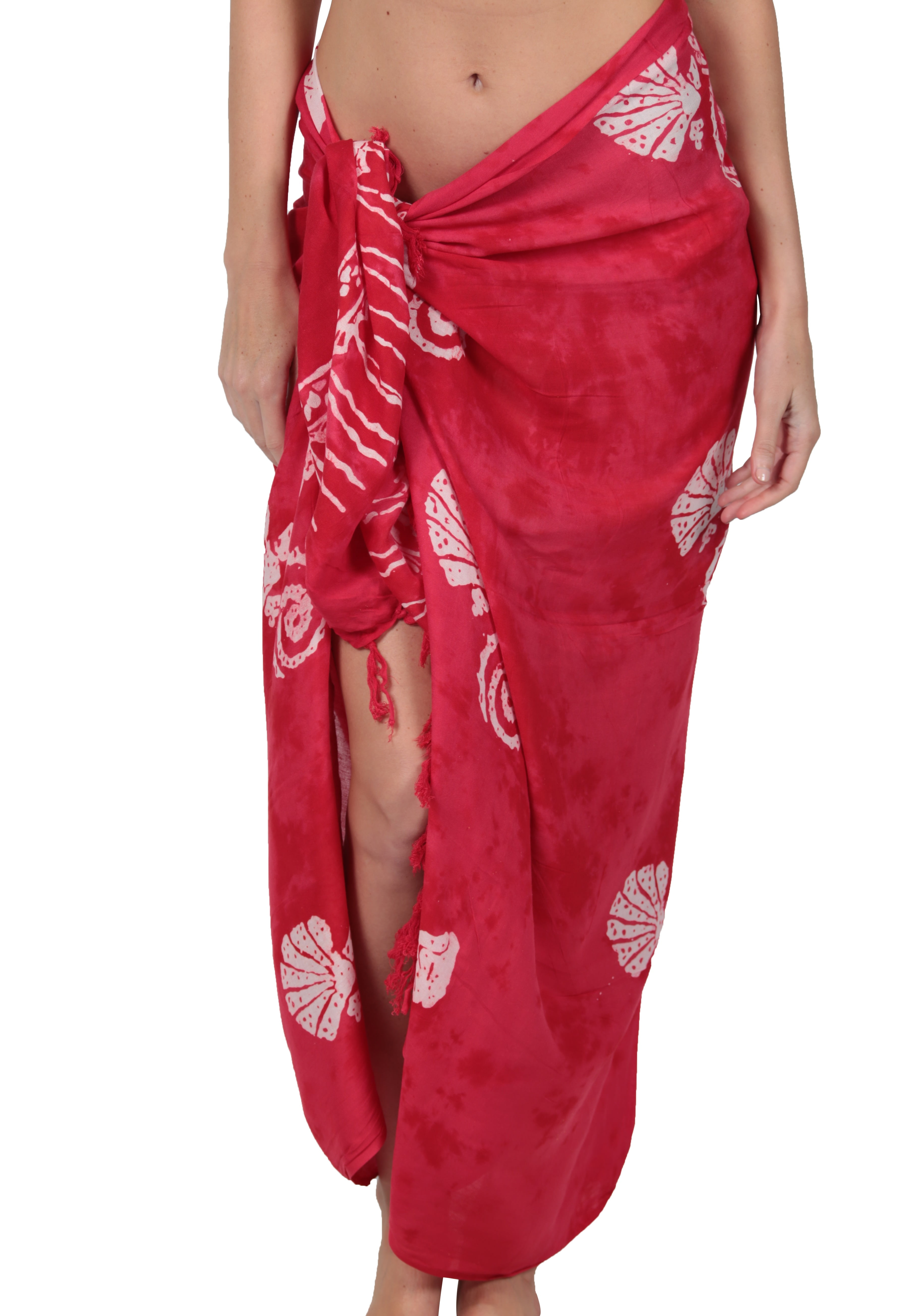 Ingear Long Batik Print Sarong Womens Swimsuit Wrap Cover Up Pareo ...