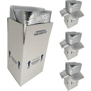 Insulated Shippers 60 Lb Styrofoam Fish Box - Walmart.com