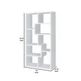 Coaster Company White Interlocking Bookshelves with 8 Compartments for ...