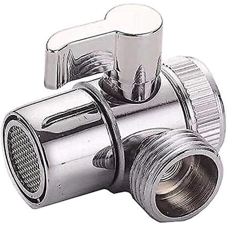 T-adapter Valve Alloy Shower Diverter Valve 3 Way Diverter Valve For ...