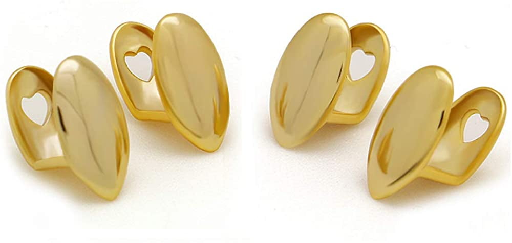 Metal Grillz Vampire Dracula Teeth Grillz Single Metal Fangs Hip Hop ...