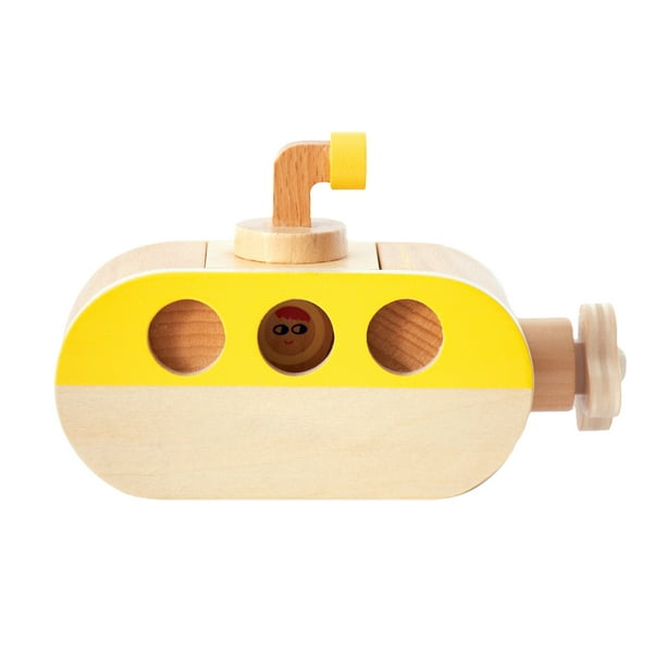 Manhattan Toy Under the Sea Wooden Submarine Activity Toy - Walmart.com