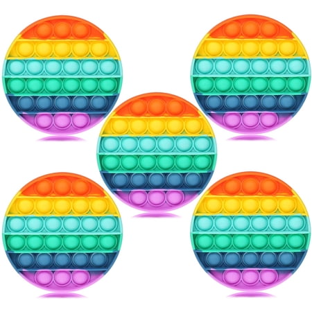 ICHUDAN Bubble Fidget Toy with Popping Sound, Push Bubble Silicone ...