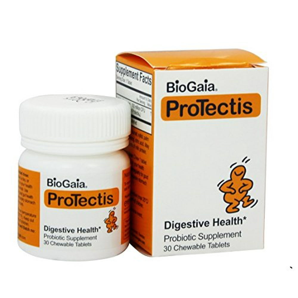 BioGaia Probiotic Chewable Tablets, 30 Count Box - Walmart.com ...
