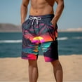 Ehqjnj Mens Board Shorts Swim Trunks Mens Beach Pants 3d Printed