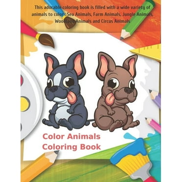 Favorite Animals - Coloring Book For Kids: This Adorable Coloring Book ...