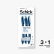 Schick Hydro Precision Grooming Mens Razor, 3 CT, Expertly Edge Mens ...