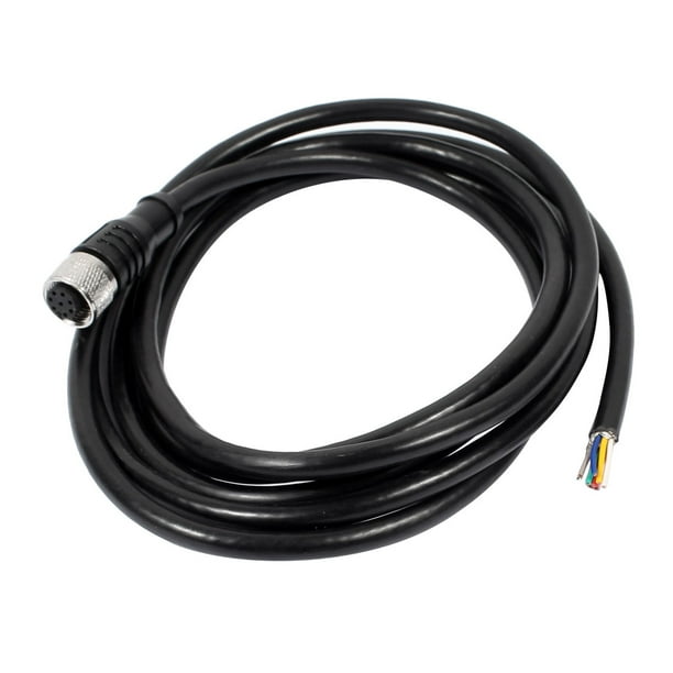 Cable Eléctrico M12 Recto Hembra Conector Hembra de 8 Pines de Aviación blindado de 2 m | Bodega ...