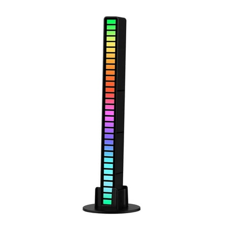 Voice Control RGB Light 32 LED Music Level Indicator Plug and Play ...