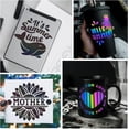 Black Holographic Reflective Adhesive Vinyl Flashlight Vinyl for DIY ...