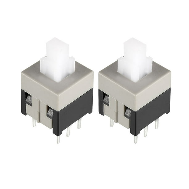 Unique Bargains 8.5x8.5x14mm PCB DIP Tact Tactile Push Button Switch ...