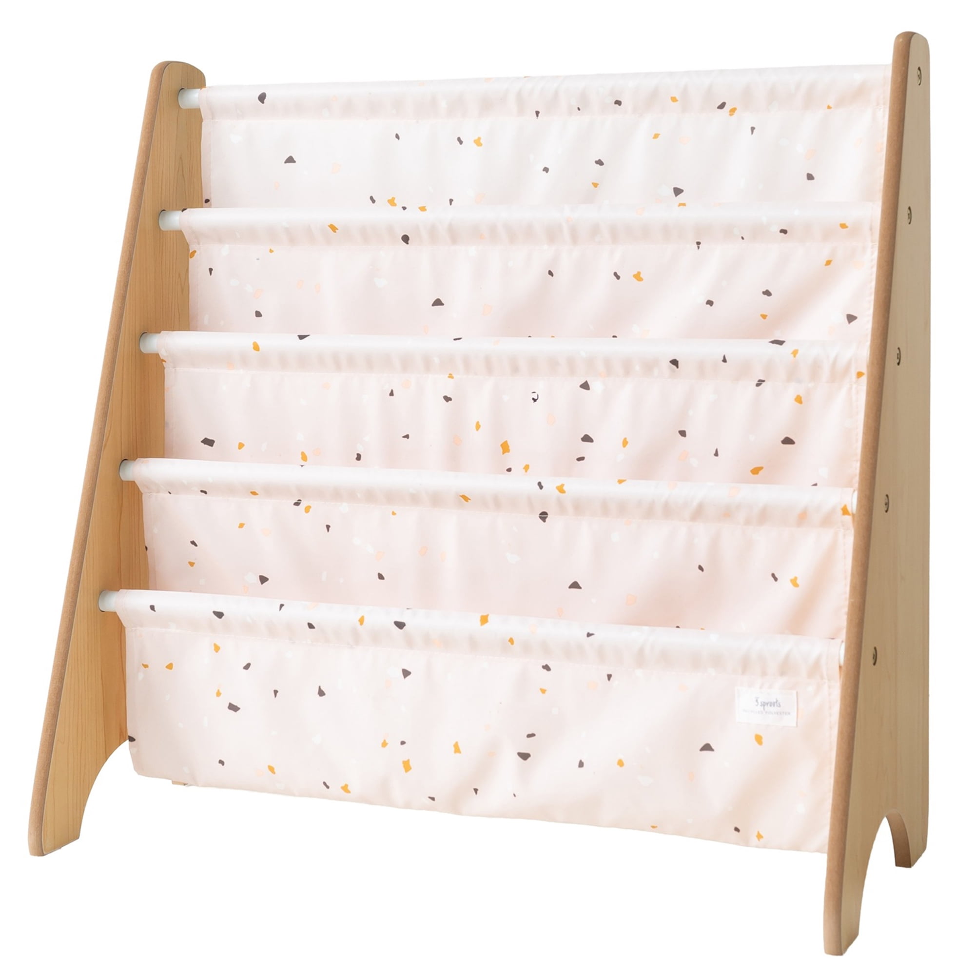 Click here for 3 Sprouts Recycled Book Rack/Terrazzo/Pale Pink prices