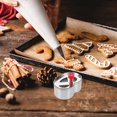 BESTYASH Stainless Steel Cookie Mold Cutter 3 Hole Press Type Reusable ...