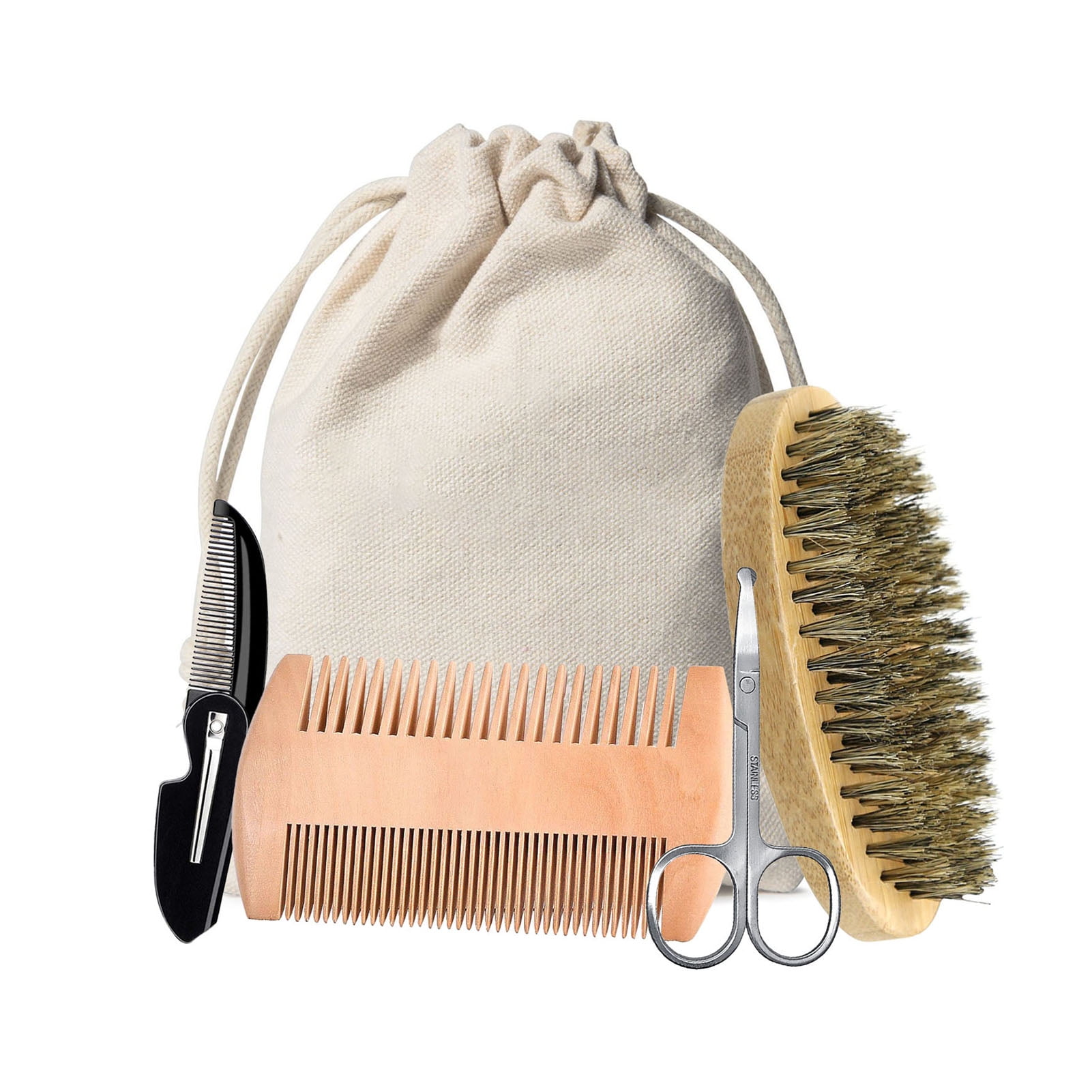 Click here for Visland Men Beard Grooming Kit With Boar Bristles... prices