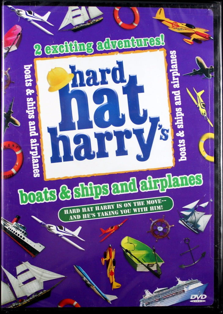 Hard Hat Harry's Boats & Ships & Airplanes DVD - Walmart.com
