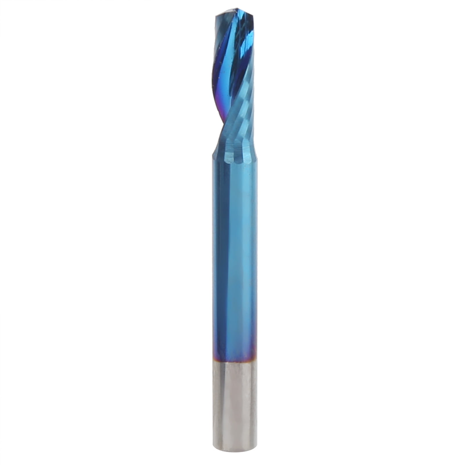 Milling Cutter Single Flute Spiral Nano Blue Coating Router Bit CNC ...