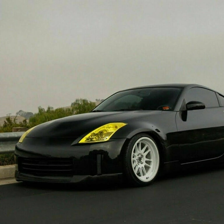 350z Green Headlight Tint