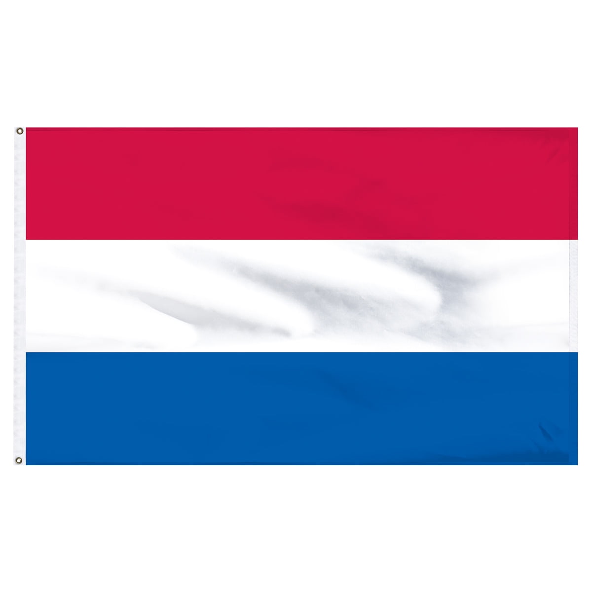Netherlands Flag Rectangular Nylon with Pole Hem Only - Banner 3ft x ...