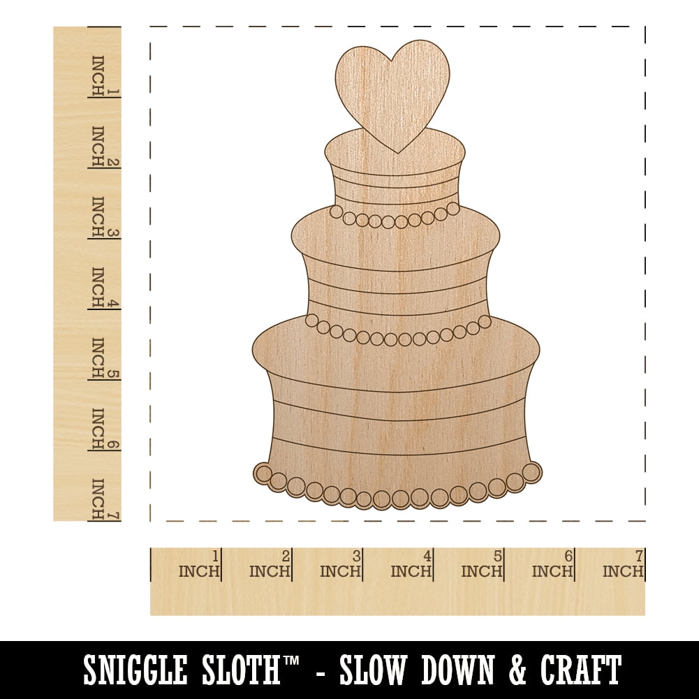 4 Tier Wedding Cake Template